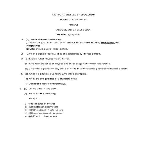 physics paper 1 | PDF