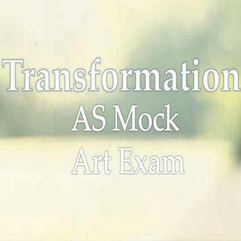 Year 12 art mock exam 2017 | PPT