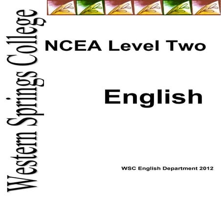 Year 12 coursebook 2012 | PDF