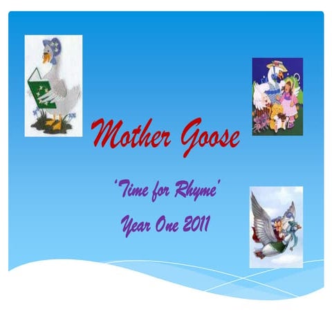 Year 1 Time for a Rhyme | PPTX