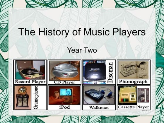 Evolution of music players | PPT | Digital Audio | Computer Software ...