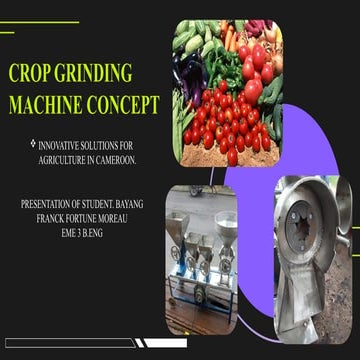 Year 3 Presentation of Crop grinding machines in food processing.pptx