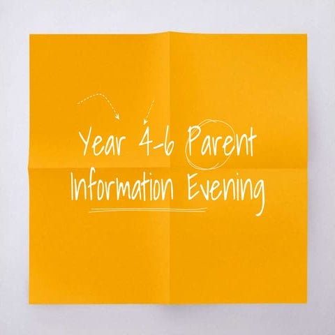 Year 4- 6 parent evening | PPT