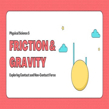 gravity and friction ppt | PPT
