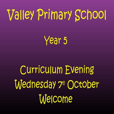 Year 5 curriculum evening 2015 ppt | PPT