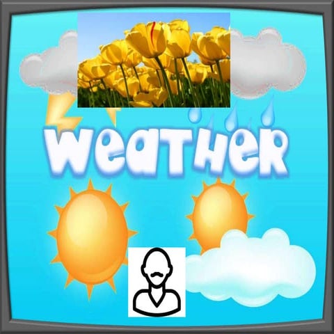 THE WEATHER WORDS AND ACTIVITIES | PPT
