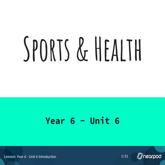 Year 6 unit 6 introduction | PPT