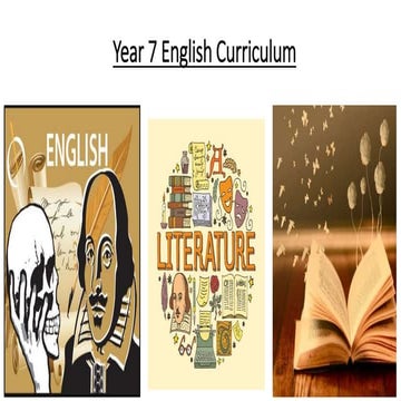 Year 7 English | PPTX