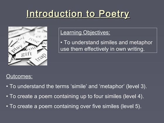 Types of Poetry- Warm-Up | PPT