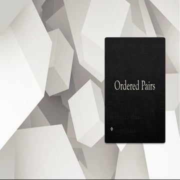 Year 7, ordered pairs powerpoint presentation | PPTX