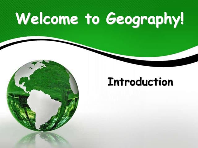 The 5 Themes of Geography | PPTX