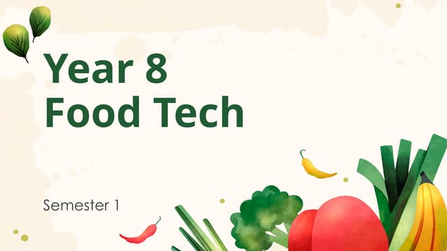 Food & Nutrition Project for 4th graders | PPT