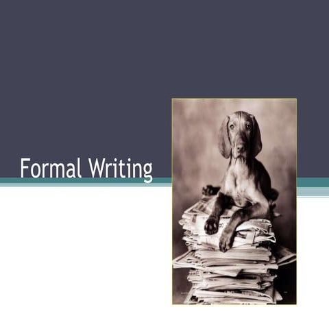 Year 9 Formal Writing | PPT