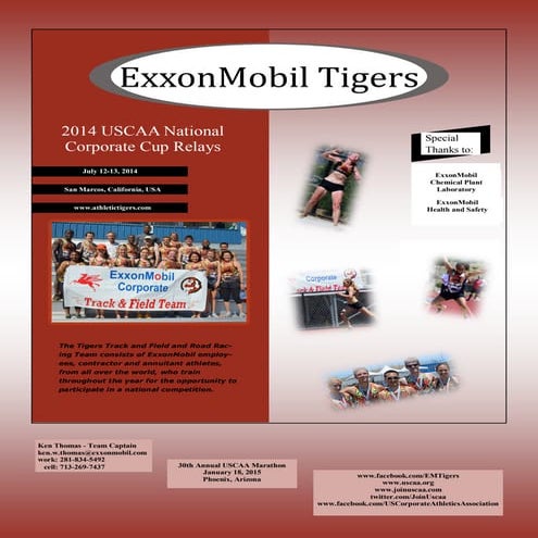 ExxonMobil Tigers 2014 Yearbook | PDF