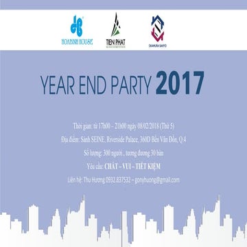 Event Hành trình mùa xuân - Year end party 2017 | PDF