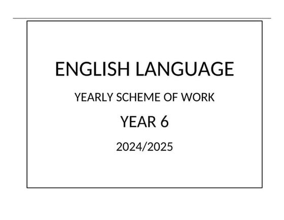 SCHEME OF WORK ENGLISH YEAR 4 (SK) 2024-2025.docx