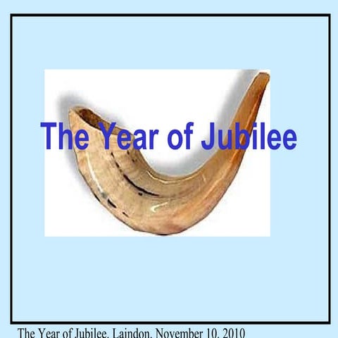 Year of jubilee3 | PPT