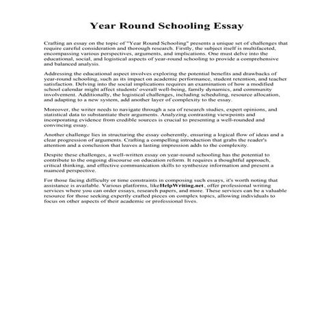Year Round Schooling Essay.pdf