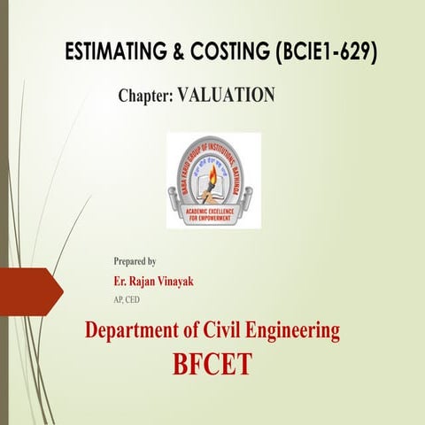 Years Purchase & Capitalised value, Book Value.pptx