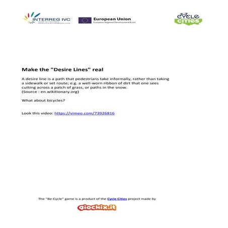 Yellow14 desire lines | PDF