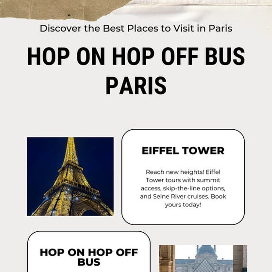 Explore Paris with Ease: Your Ultimate Hop-On Hop-Off Bus Guide! | PDF
