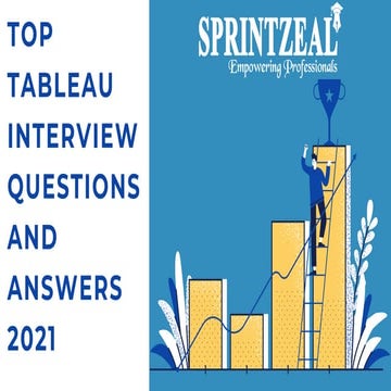 TOP TABLEAU INTERVIEW QUESTIONS AND ANSWERS 2021 | PDF
