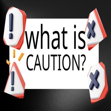 21st Century Literature- What is Caution? | PPTX