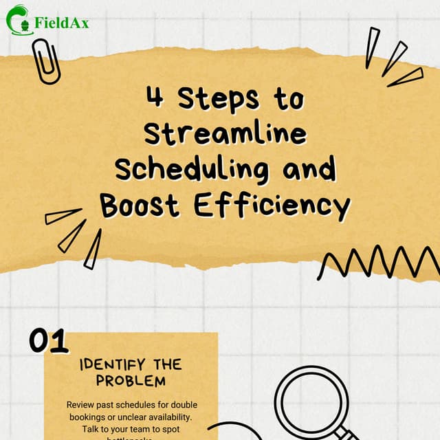4 Steps to Streamline Scheduling and Boost Efficiency | PDF