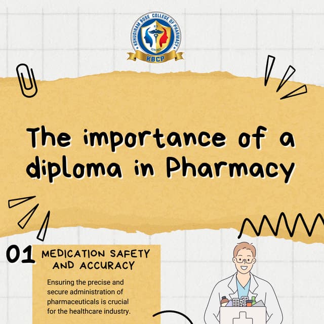 Importance of Diploma in Pharmacy in Healthcare Industry | PDF