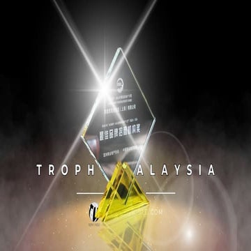 Yellow Crystal Plaques at Trophy-World Malaysia | Custom Trophies ...