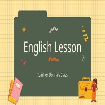 Yellow Green Playful English Lesson Presentation.pptx