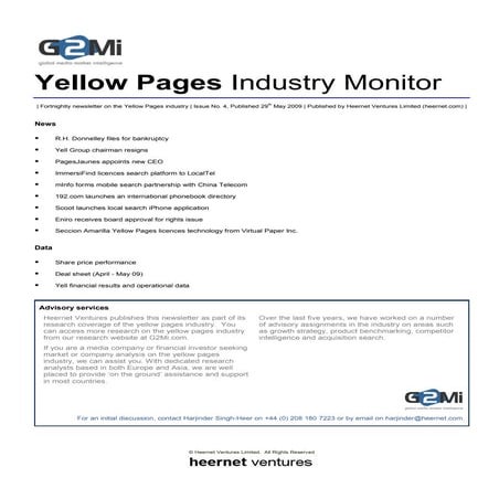 Yellow Pages Monitor (Issue 4) | PDF