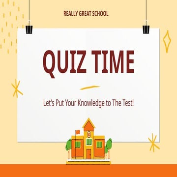 Yellow Quiz Time Class Illustration Presentation .pptx