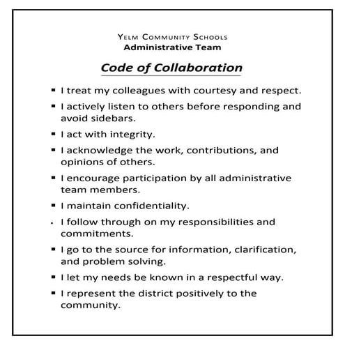 Yelm Admin Team Code | DOC