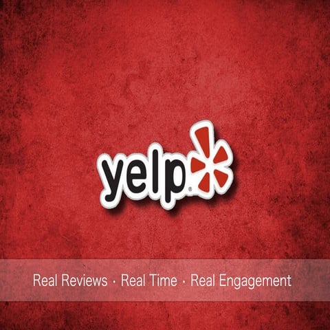 Yelp Dataset Challenge 2015 | PPTX