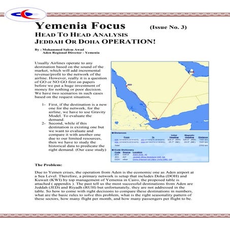 Yemenia focus 3 | PDF