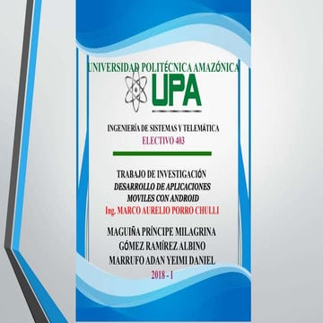 Controles Básicos de Android Studio | PPTX