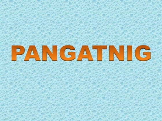 Pangatnig | PPT