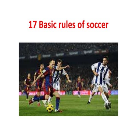 17 basic rules of soccer | PPTX
