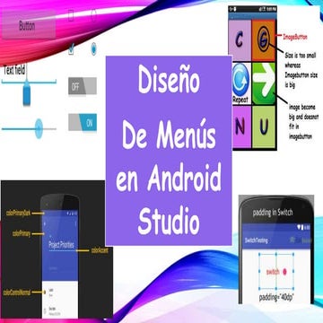 Diseño de Menús en Android Studio | PPTX