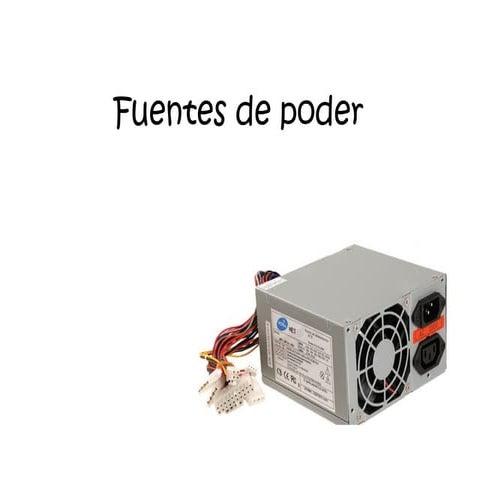 Fuente de alimentacion de la computadora | PPTX