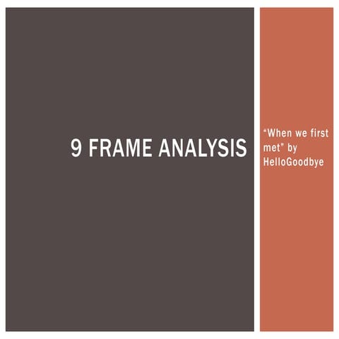 Film Noir 9 Frame Analysis | PPTX