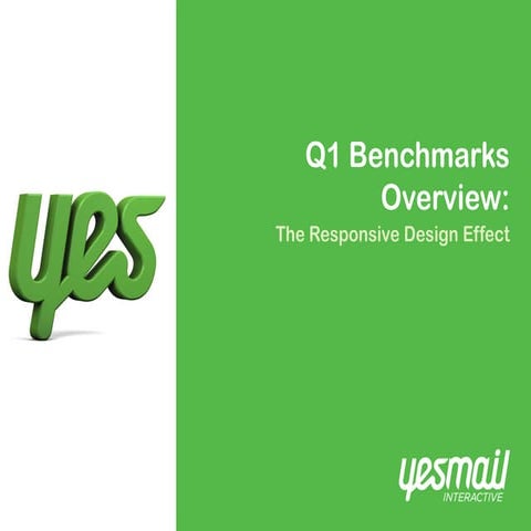Q1 Benchmarks Overview: The Responsive Design Effect | PPT