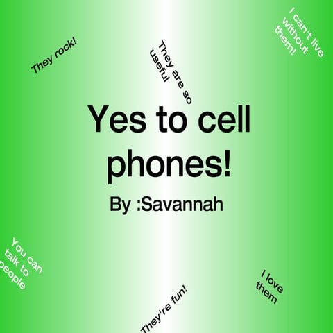 cell phones in school : ) | PPT
