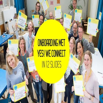 Yes! We Connect onboarding aanpak | PDF