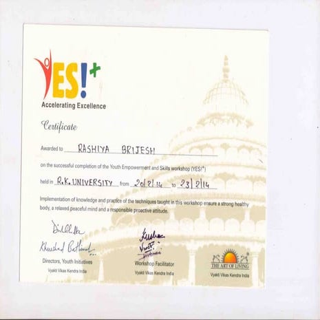 Yes! + workshop | PPT