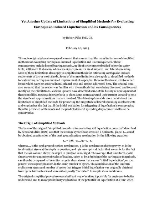 LIQUEFACTION RESISTANCE OF SOILS.pptx