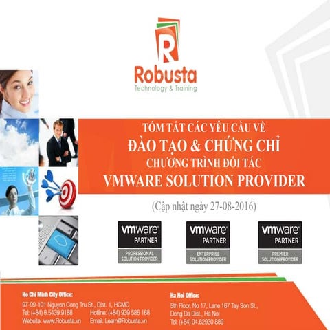 VMware Solution Provider: Training and Certification Requirements 2016 | PPTX