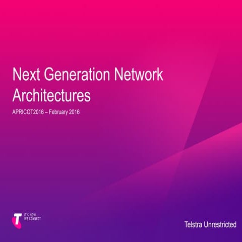 Next Generation Network Architecture | PDF
