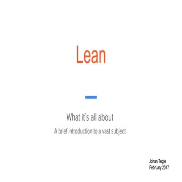 Lean | PPTX